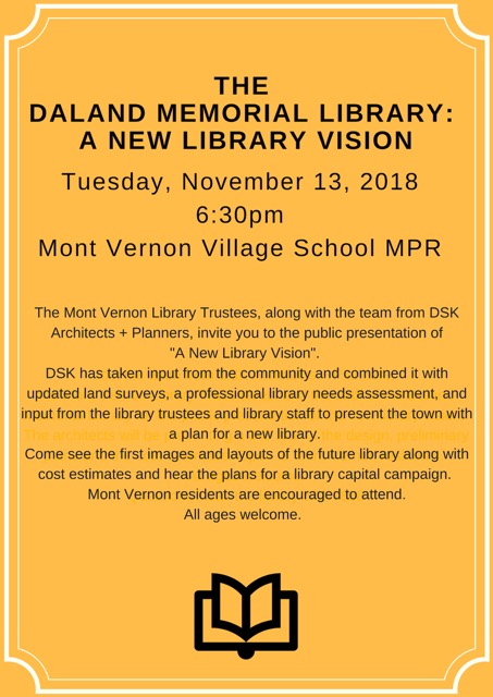 A New Library Vision | Daland Memorial Library